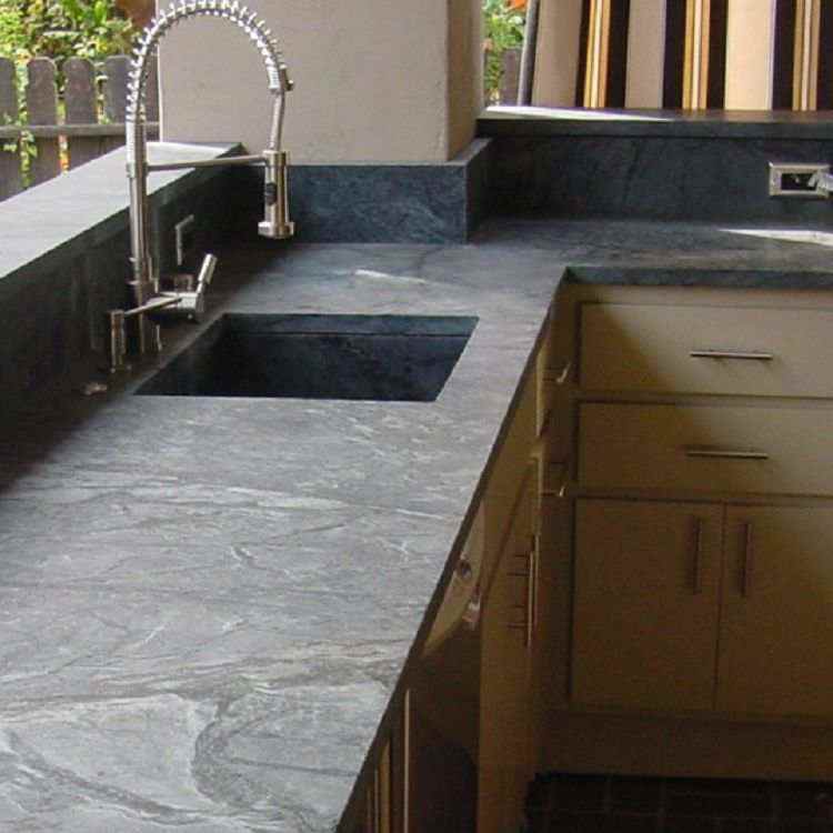 Virginia Black Granite Countertop - Grey Granite